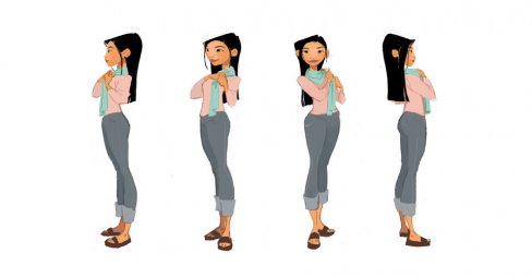 Over the Moon: Storyboard, Diseño y Arte Conceptual