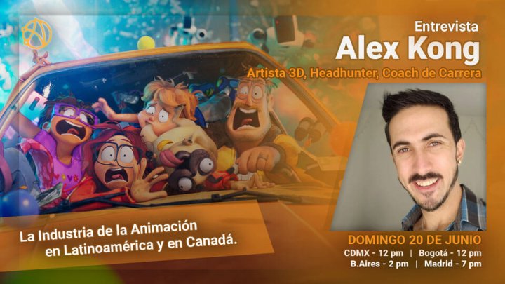Próxima Entrevista con Alex Kong - 20 de Junio