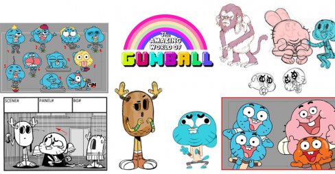 Diseño y Arte Conceptual en El Increíble Mundo de Gumball