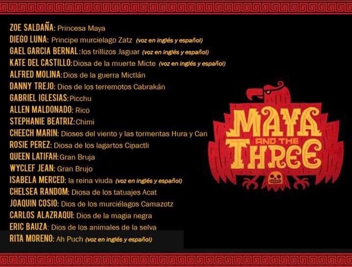 Tráiler de Maya y los Tres: Elenco y otras Sorpresas
