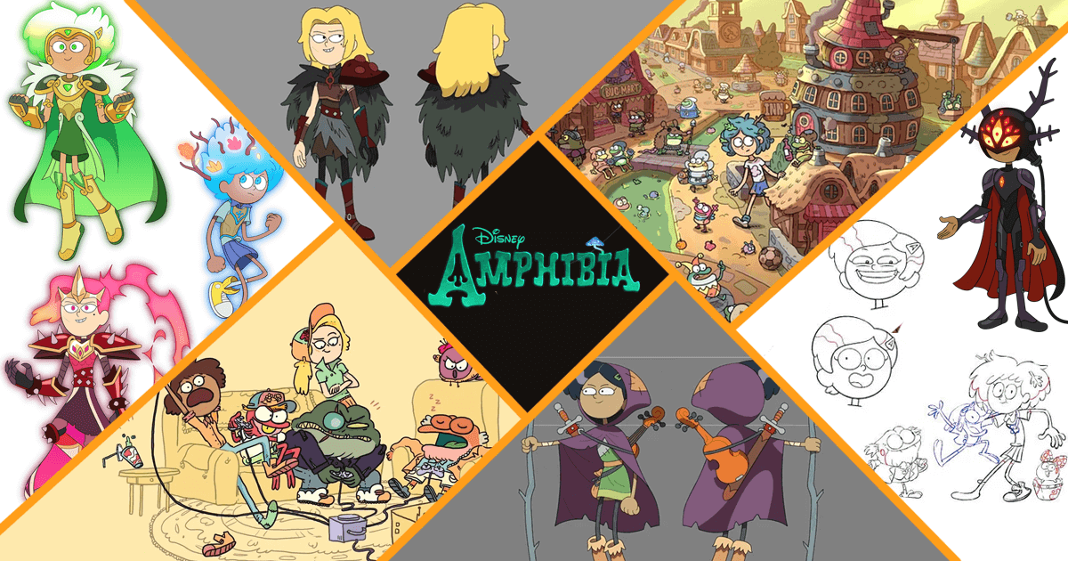 Arte Conceptual y Diseño de Personajes en Amphibia