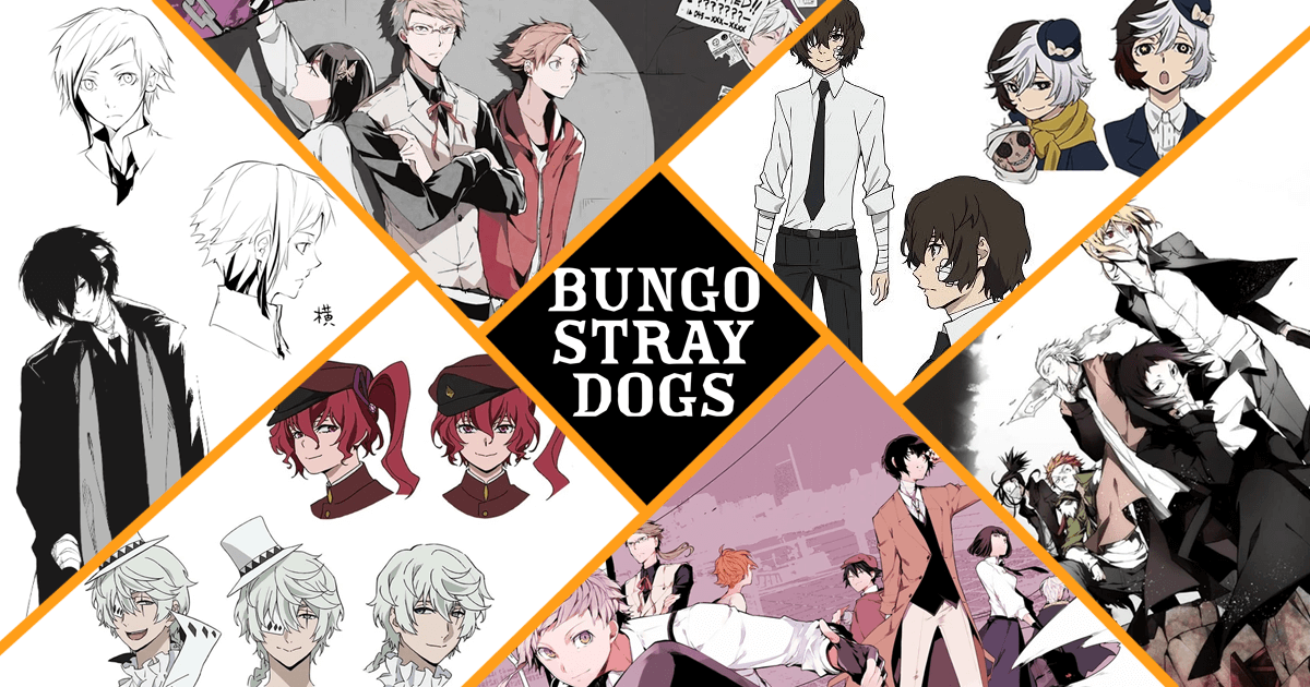 Bungo Stray Dogs: Arte Conceptual y Diseño de Personajes
