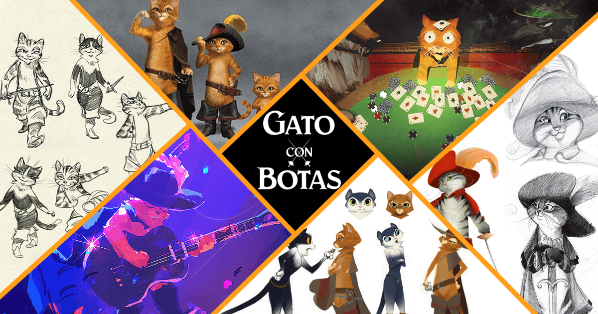 Arte Conceptual y Diseño del Gato con Botas